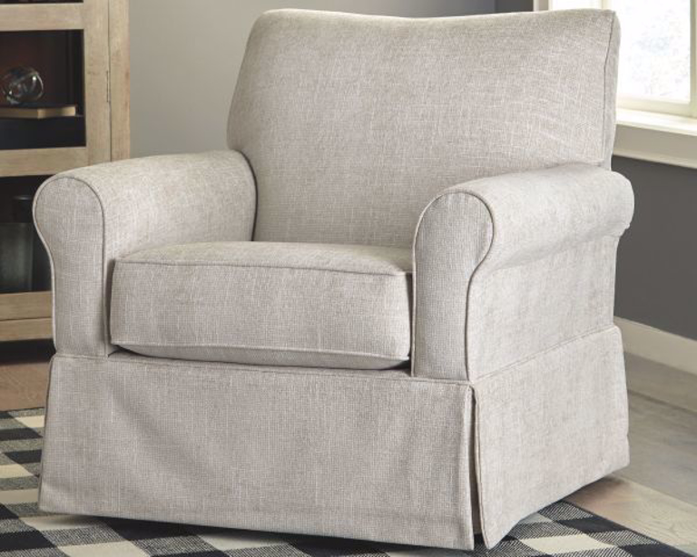 SEARCY SWIVEL GLIDER ACCENT CHAIR | Adcock Furniture & Design