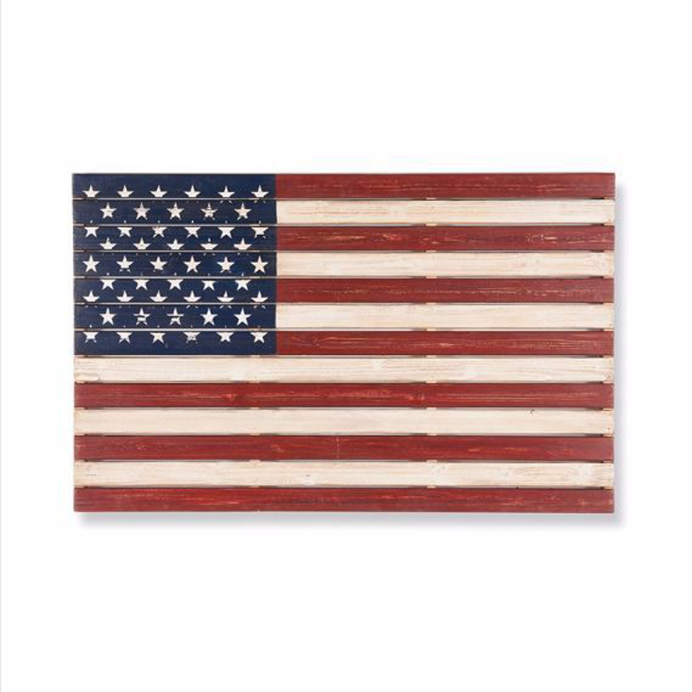 STARS & STRIPES WOOD SLAT ART | Adcock Furniture & Design