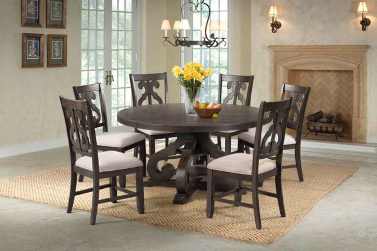 STONE ROUND DINING TABLE | Adcock Furniture & Design