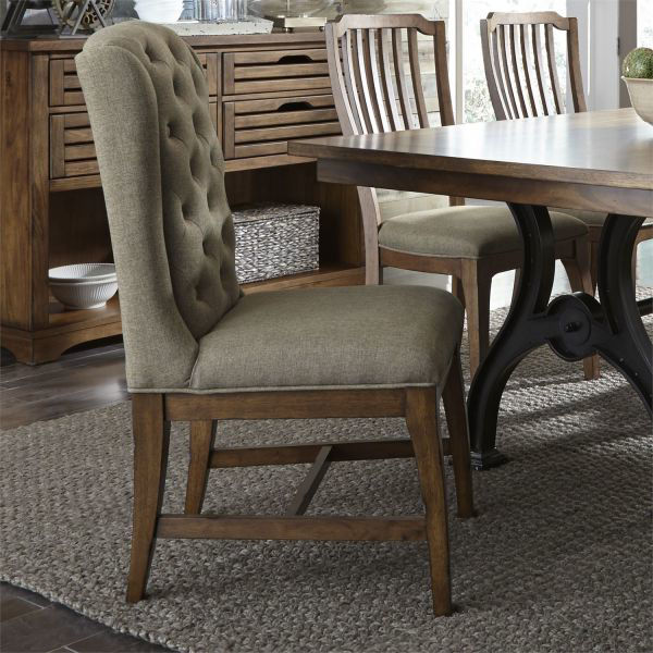 ARLINGTON HOUSE UPHOLSTERED HOST CHAIR | Adcock Furniture & Design