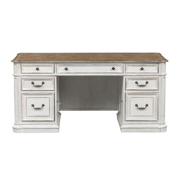 MAGNOLIA MANOR JR. EXECUTIVE DESK | Adcock Furniture & Design