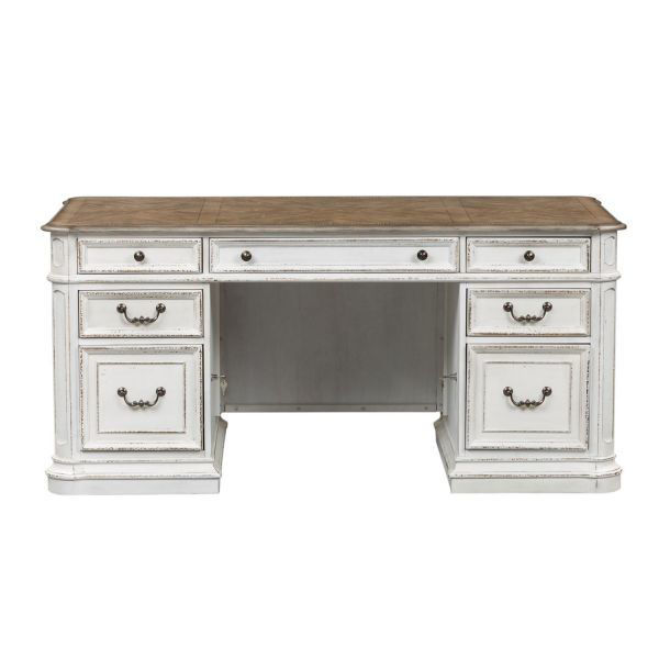 MAGNOLIA MANOR JR. EXECUTIVE DESK | Adcock Furniture & Design