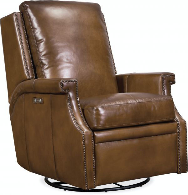 COLLIN POWER SWIVEL RECLINER | Adcock Furniture & Design