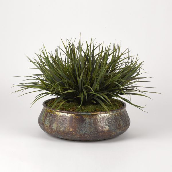 COPPER PLANTER WILD GRASS | Adcock Furniture & Design