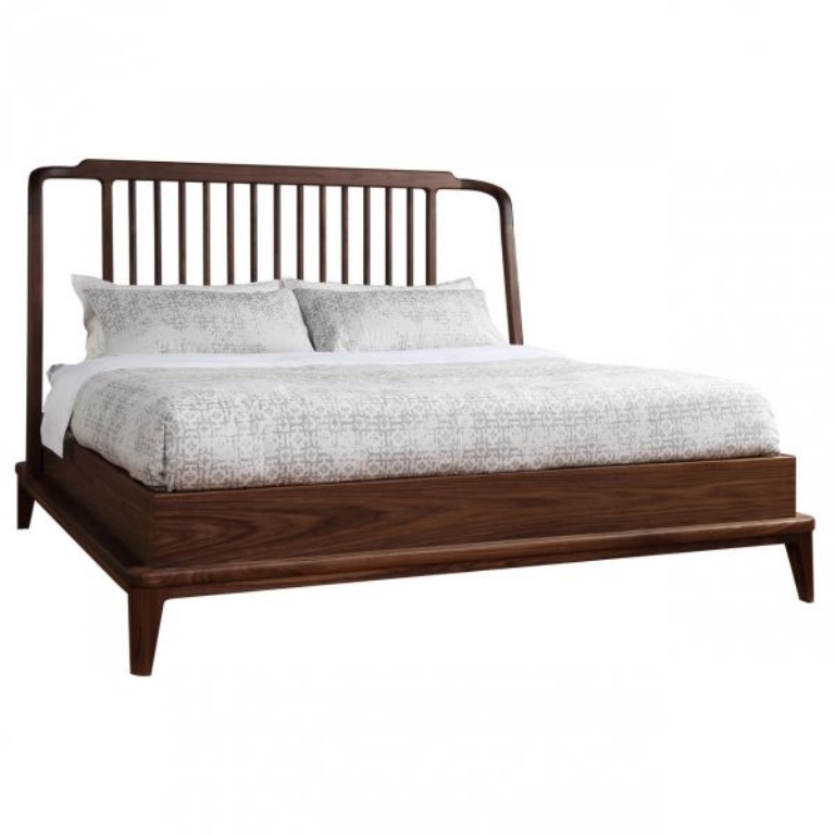 WALNUT GROVE QUEEN SPINDLE BED | Adcock Furniture & Design