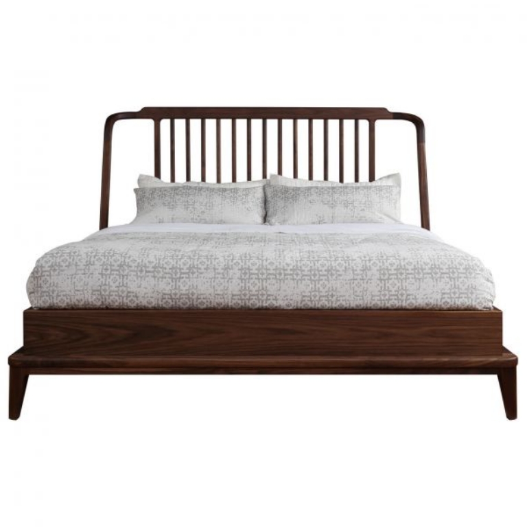 WALNUT GROVE QUEEN SPINDLE BED | Adcock Furniture & Design