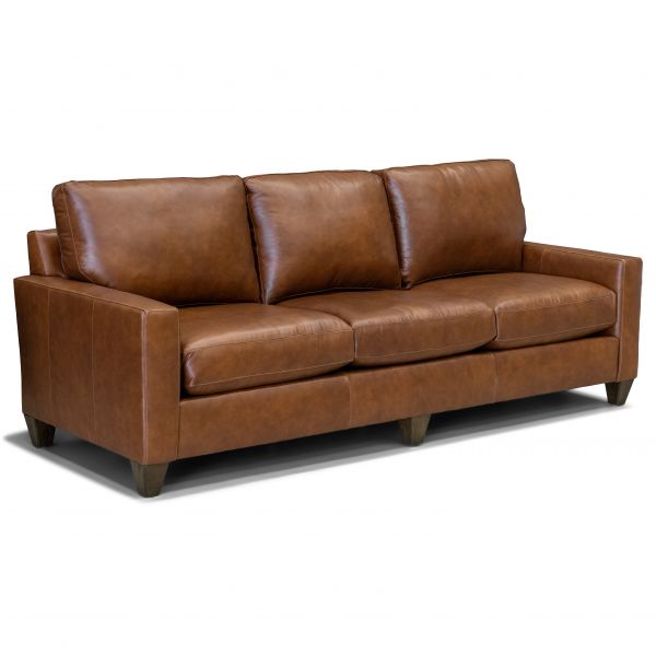BENCHMADE CUSTOM LEATHER SOFA | Adcock Furniture & Design