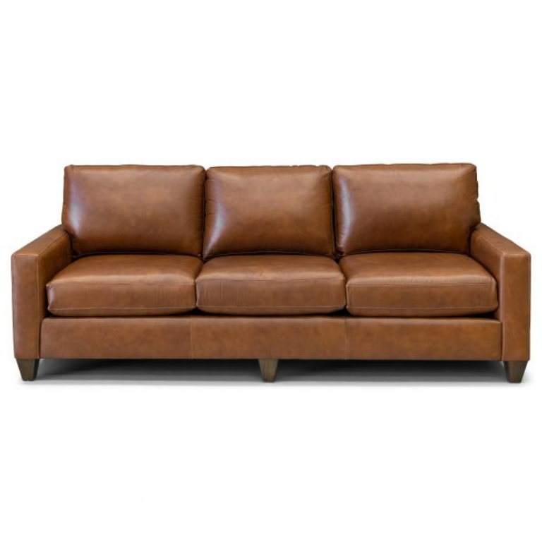 BENCHMADE CUSTOM LEATHER SOFA | Adcock Furniture & Design