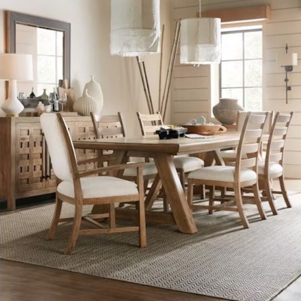 VINEYARD ROW DINING TABLE | Adcock Furniture & Design